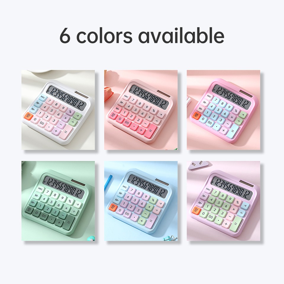 Desktop Calculator 12 Digit Large and LCD Display Big Button ...