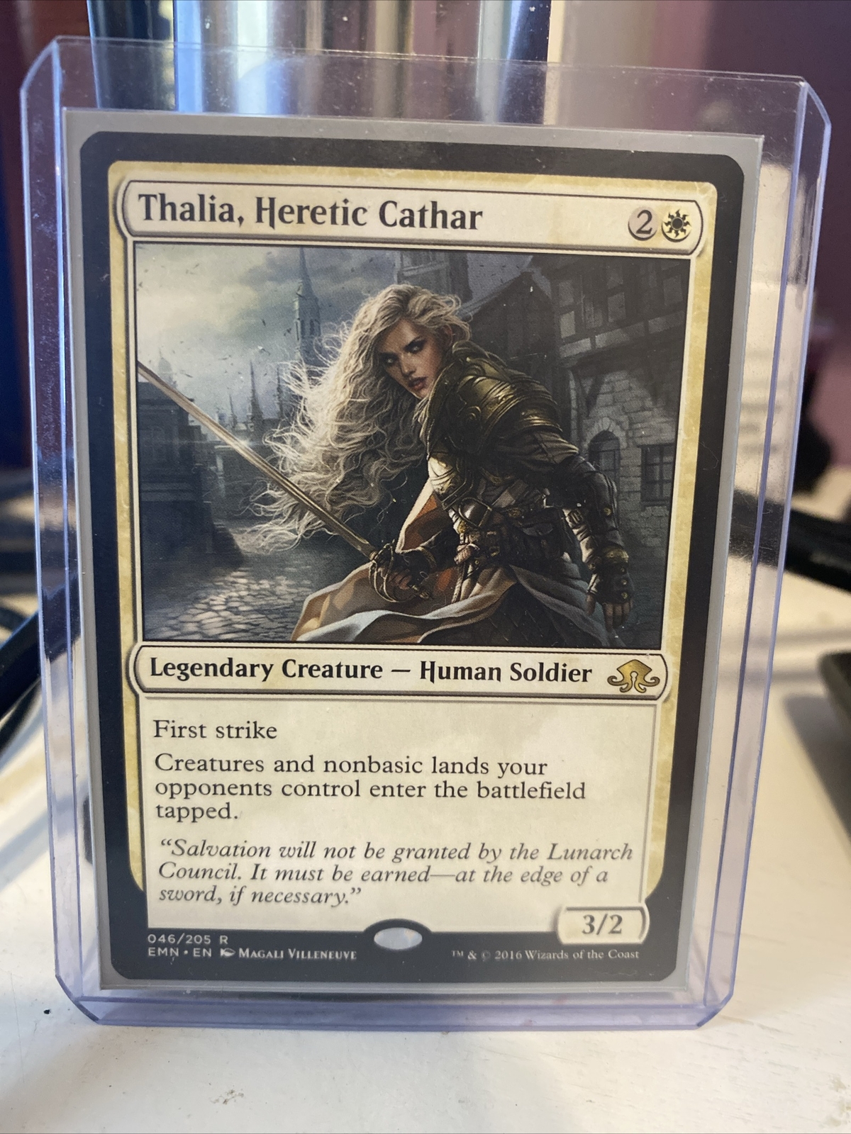 Thalia, Heretic Cathar 046 Eldritch Moon Magic The Gathering Regular NM ...