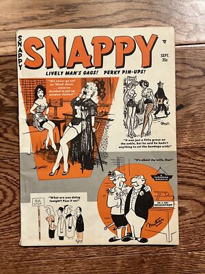 1960 Snappy perky pin-ups! Lively Man's gags! (Vol. 5 #39) Humorama ...
