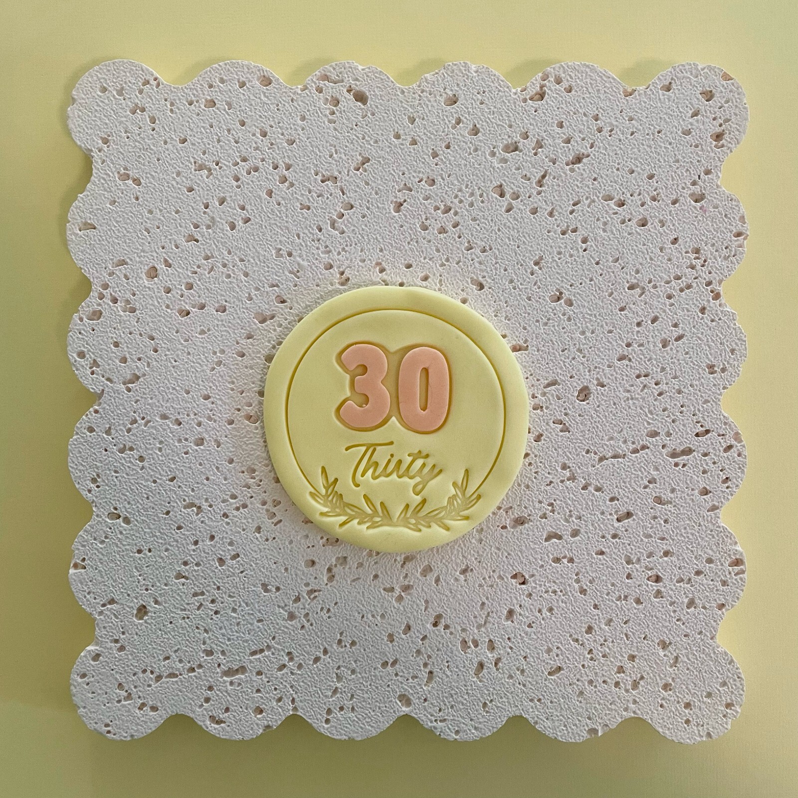 30th Birthday Cookie Stamp Fondant Embosser Set | eBay Australia