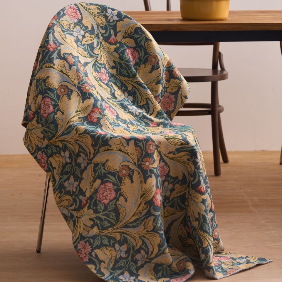 William Morris Vintage French Jacquard Tapestry Upholstery Decor Fabric ...