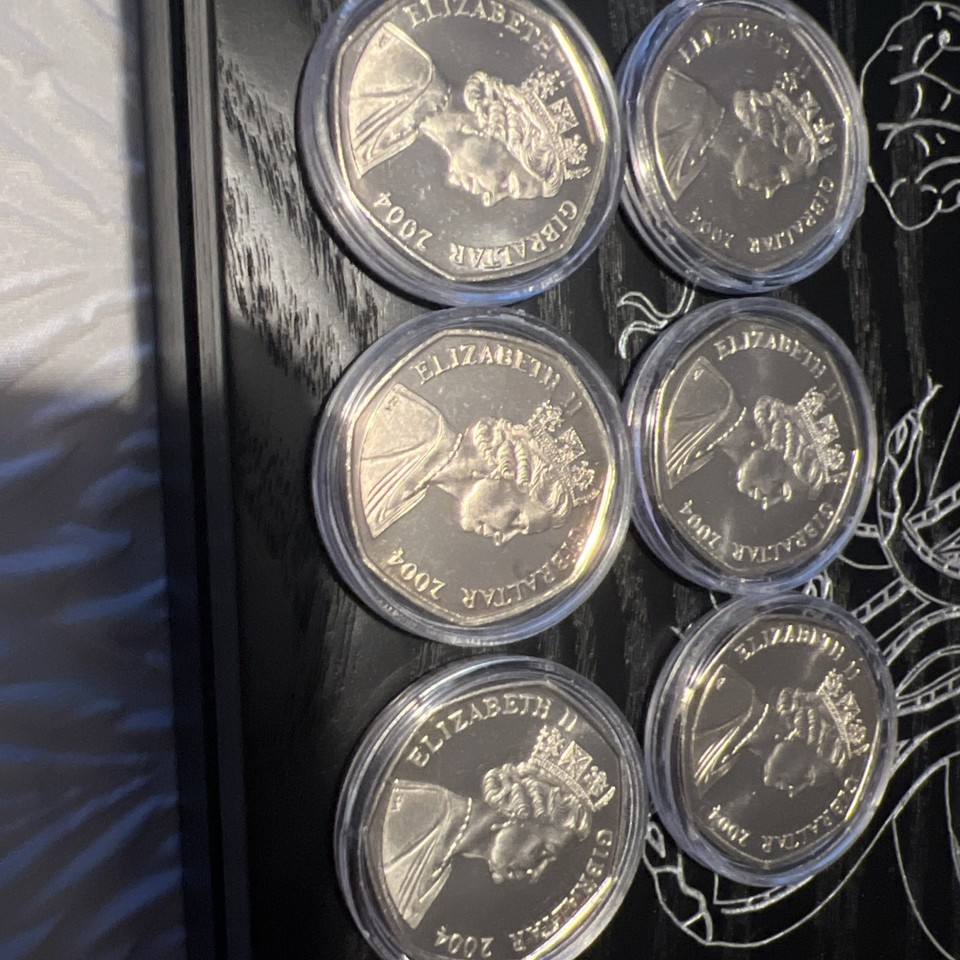 2004 Gibraltar History Of The Royal Marines 50p Coin Set | eBay UK