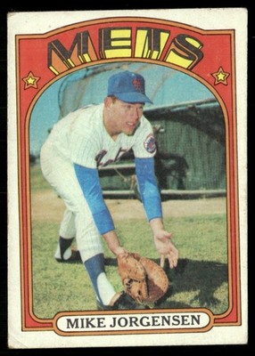 1972 Topps Mike Jorgensen (Ink On Back) New York Mets #16 | eBay