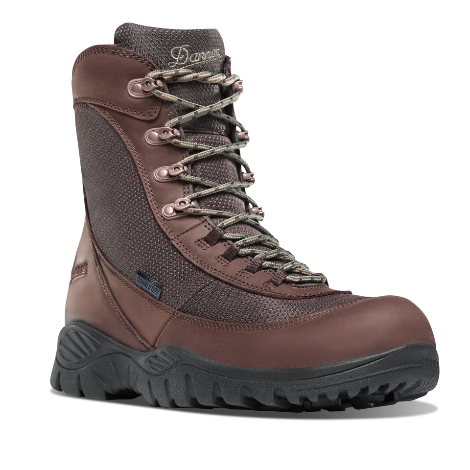 DANNER ELEMENT 8" Brown Leather Waterproof Hunting Boots 47130 [ALL ...