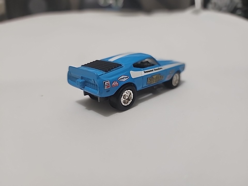 1972 72 FORD MUSTANG MACH 1 BLUE MAX FUNNY CAR NHRA 1/64 SCALE DIECAST ...