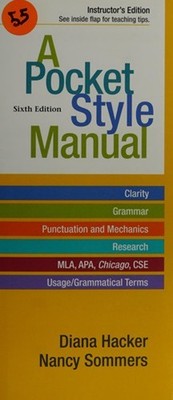 A Pocket Style Manual Marcy, Sommers, Nancy I., Hacker, Diana Car | eBay