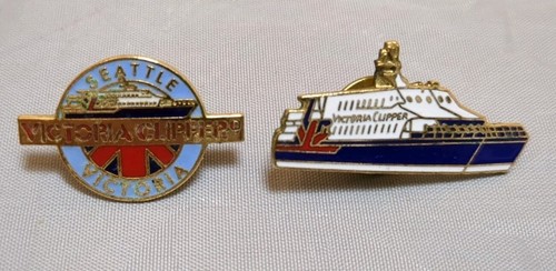 2 Victoria Clipper Seattle to Victoria Ferry Boat Travel Souvenir ...