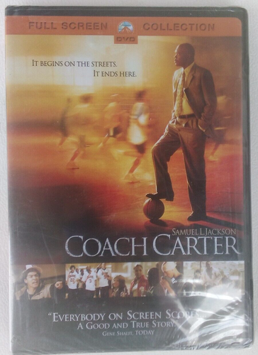 Coach Carter DVD Movie 2005 Full Screen Collection Basketball Brand New ...