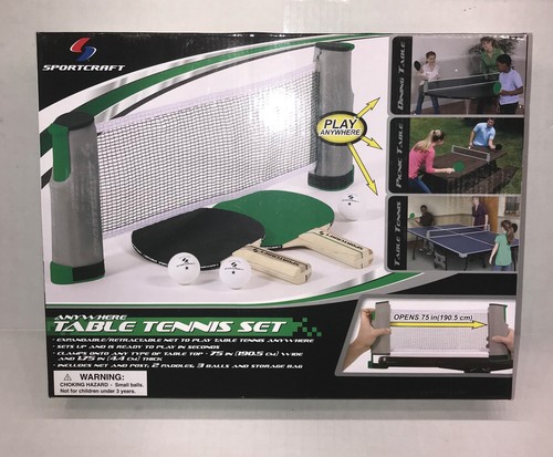 TABLE TENNIS GAME BY SPORTCRAFT BRAND NEW IN BOX FUN PARTY MULTIPLAYER ...