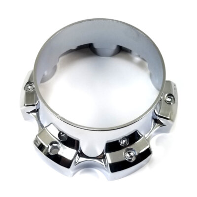 Ultra Chrome Wheel Rim Center Hub Cap 5-1/4''OD Open-End 6x5.5 / 6x139 ...