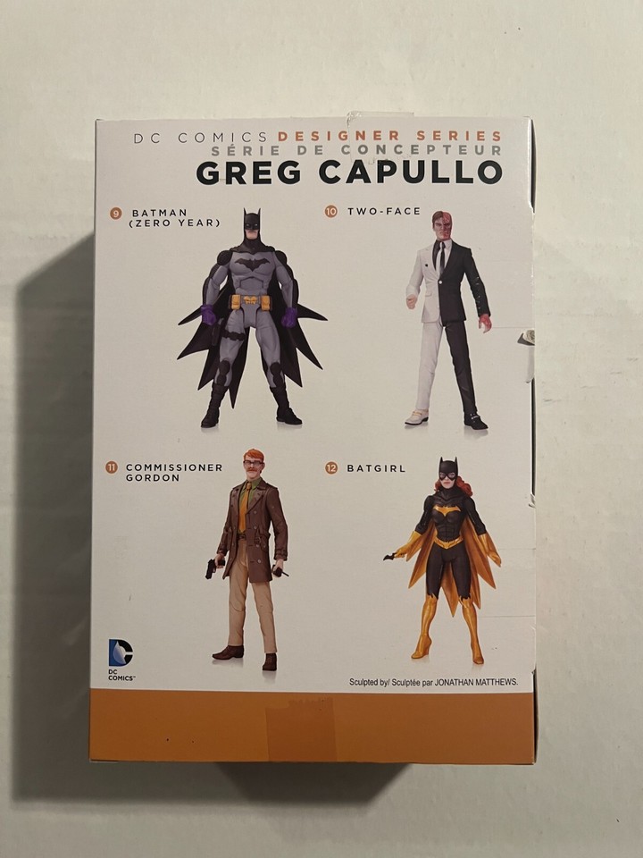 DC COLLECTIBLES DESIGNER SERIES GREG CAPULLO COMMISSIONER GORDON NEW ...