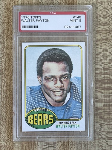 1976 Topps #148 Walter Payton Rookie Card ~ PSA 9 Mint ~ Centered ...