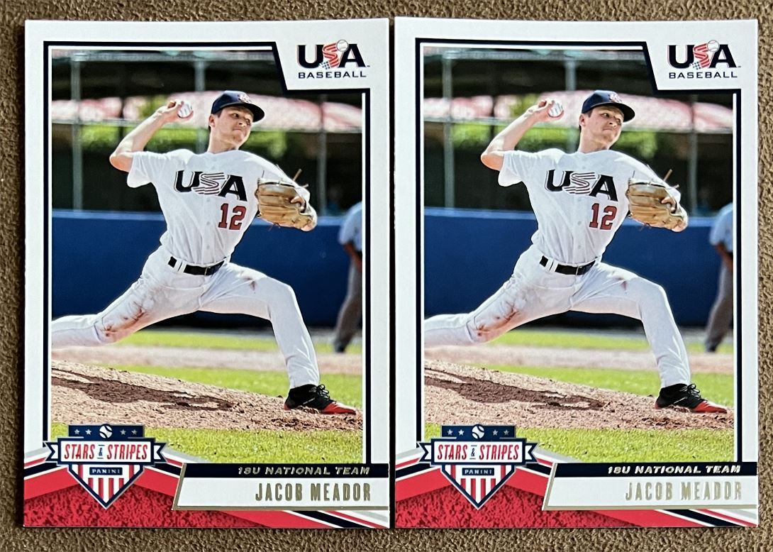 2019 Panini Stars & Stripes Lot of 2 Jacob Meador Rookie USA #41 | eBay