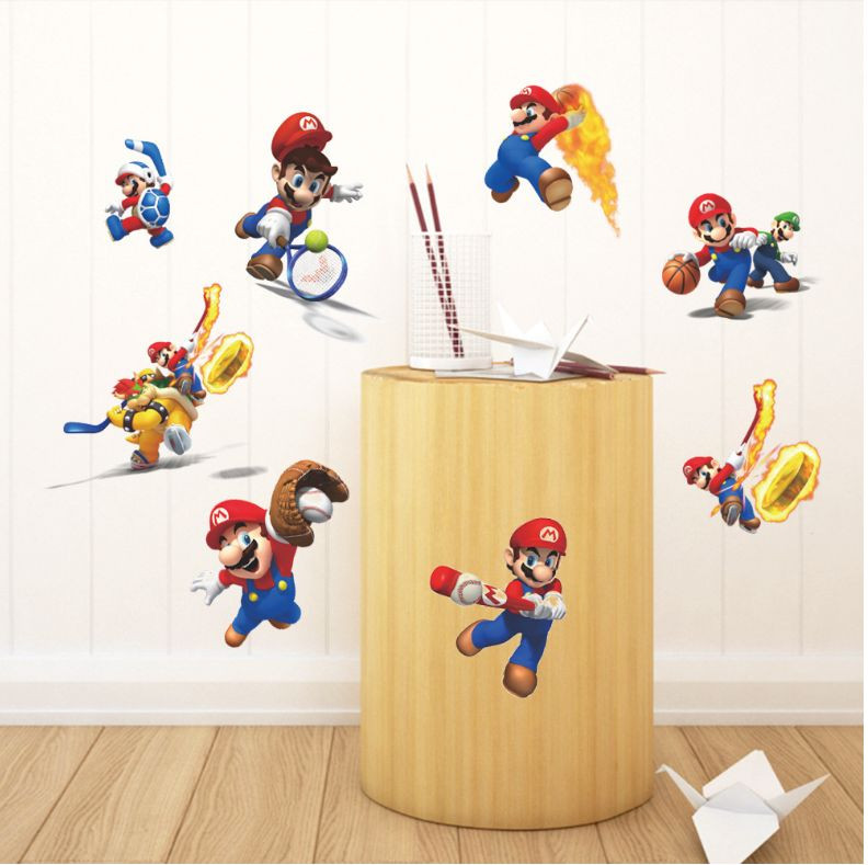 Super Mario Bros Wall Decals RoomMates Super Mario Bros Wall Decals