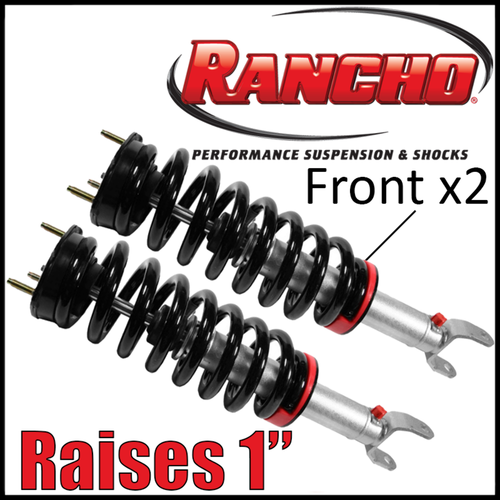 Rancho QuickLIFT 1" Front Leveling Struts PAIR fits 06-07 Dodge Ram ...
