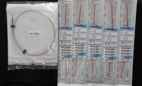 Double J Stent with Pusher 6Fr 26cm PTFE Guide Wire 0.035" Length 150cm ...