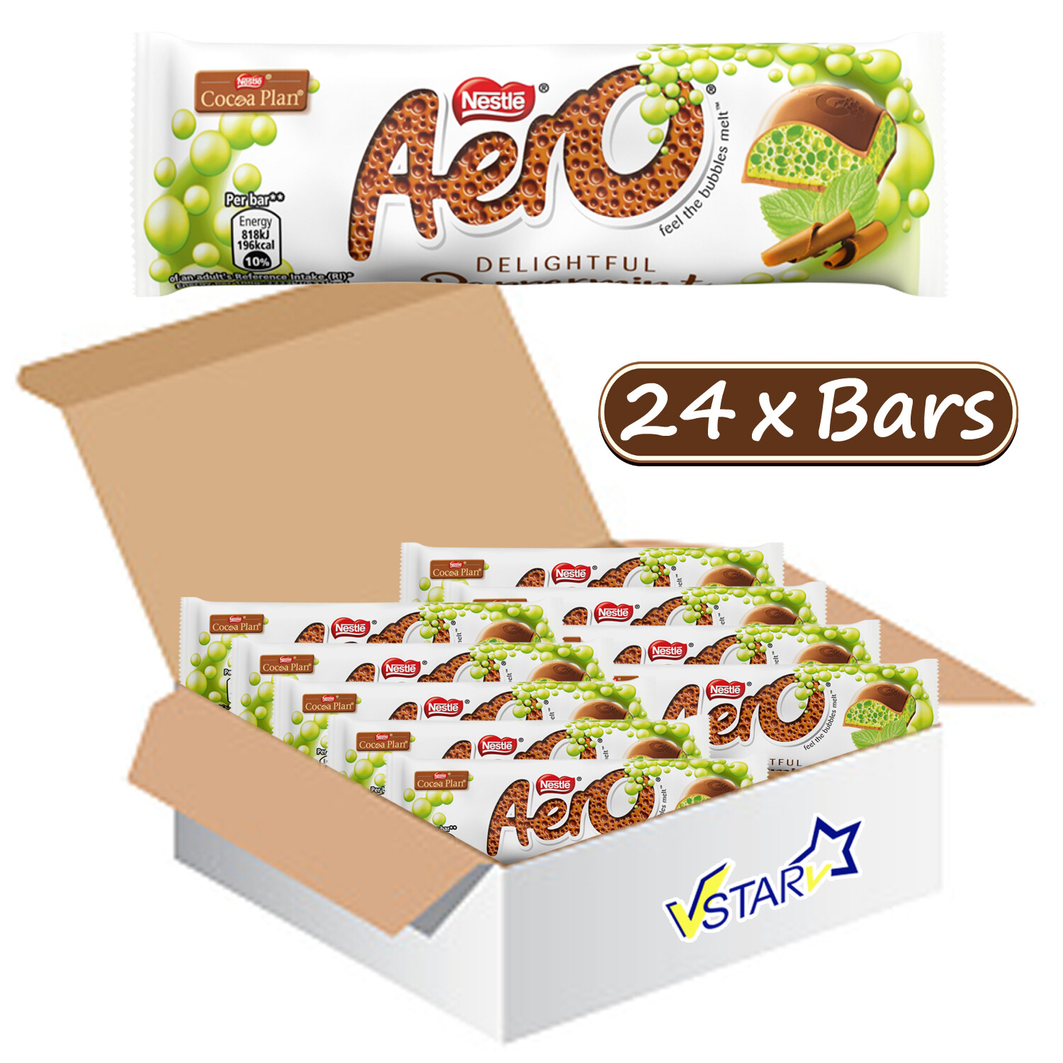 FULL BOX of Chocolate Bars - Aero Cadbury Kit Kat Mars Snickers Reese’s ...