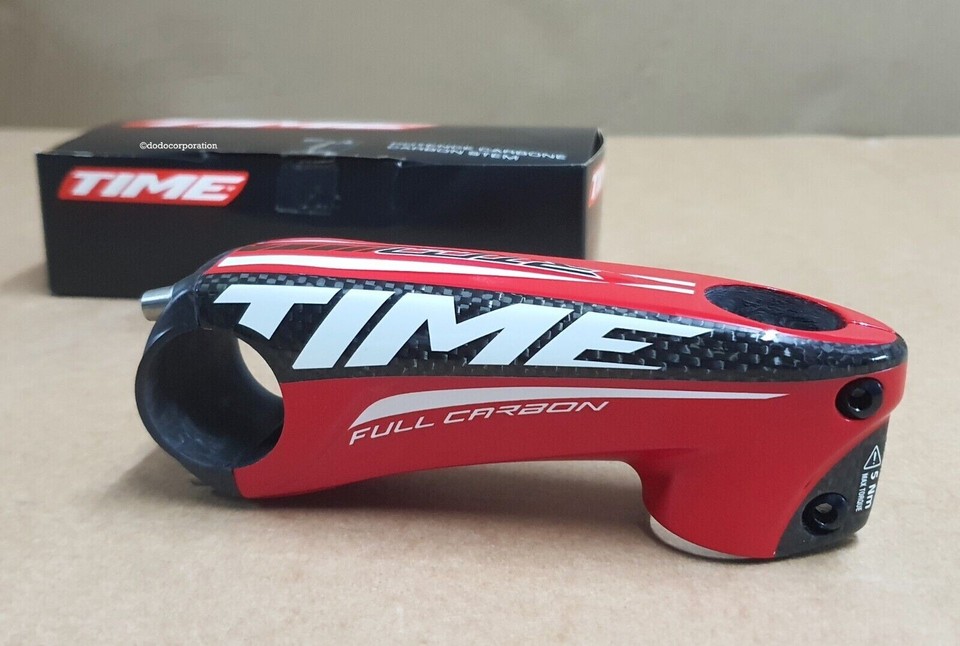 TIME STEM MONOLINK ULTEAM FULL CARBON Red 110mm | eBay