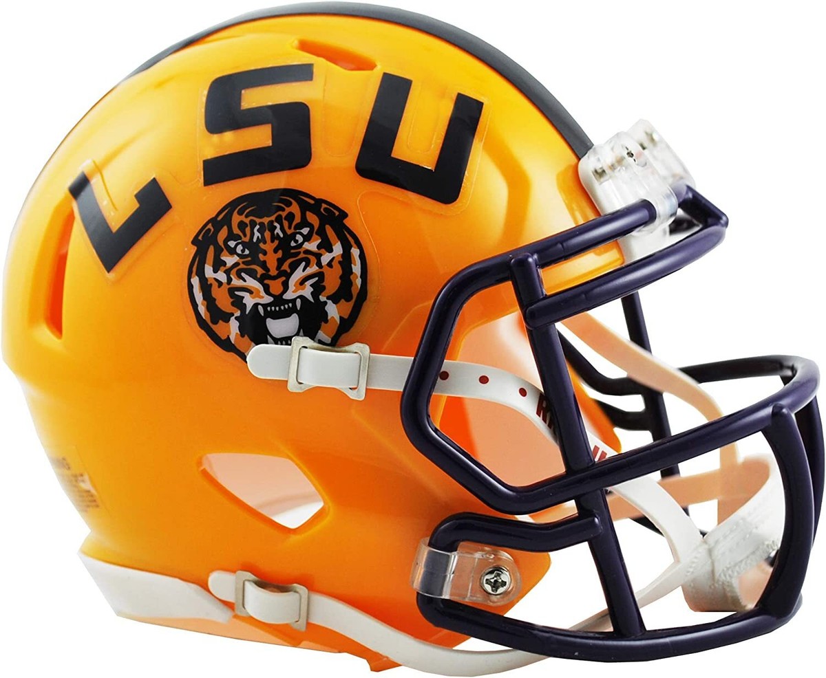 Lsu Mini Helmet Jamal Adams Autographed Signed Lsu Tigers Chrome Speed