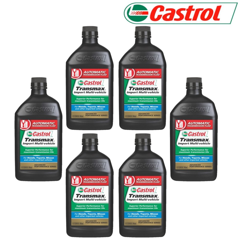 ATF IMPORT TRANSMAX Castrol Transmission Oil 6 Quarts in Case - New ...