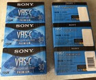 Lot of 6 Sony VHS-C Premium Tapes SP 30 Minute TC-30VHGL - Brand New | eBay