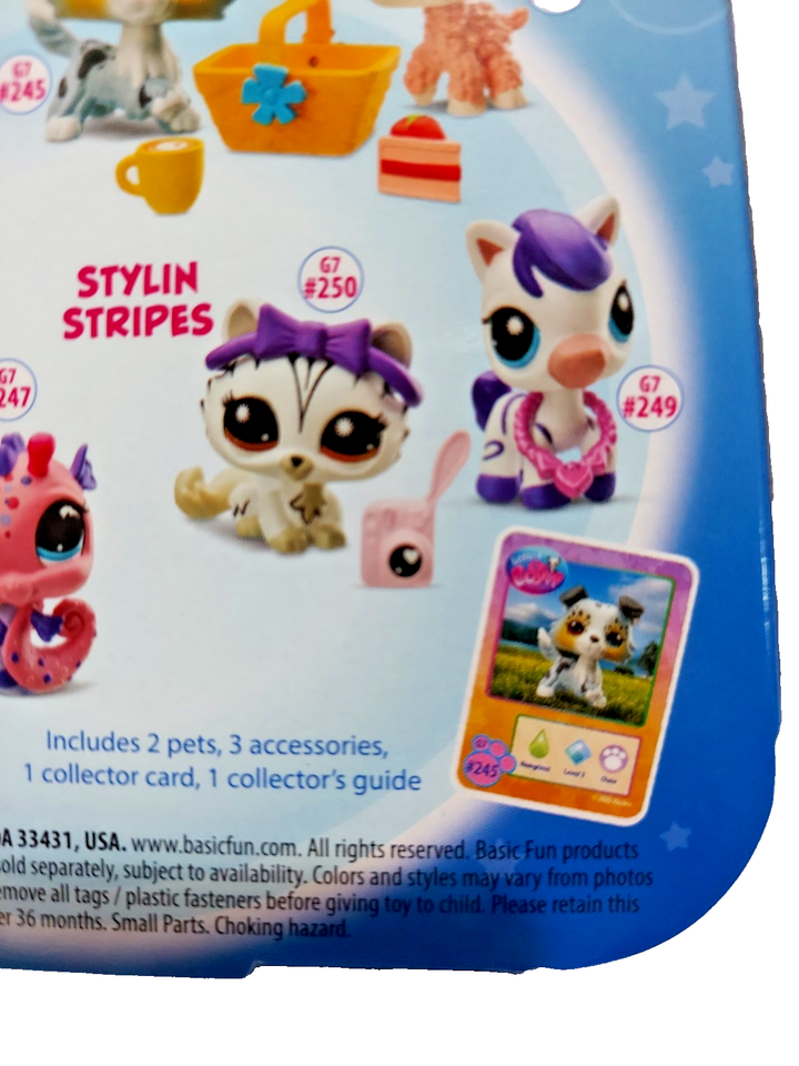 Littlest Pet Shop Lps Gen 7 G7 Series 4 Pet Pairs Stylin Stripes Cat ...