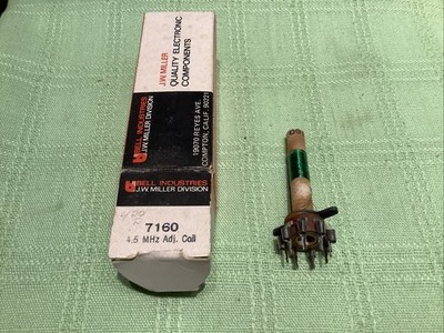 Miller 7160 Single Adjustable Coil 4.5mHz Motorola Winding | eBay