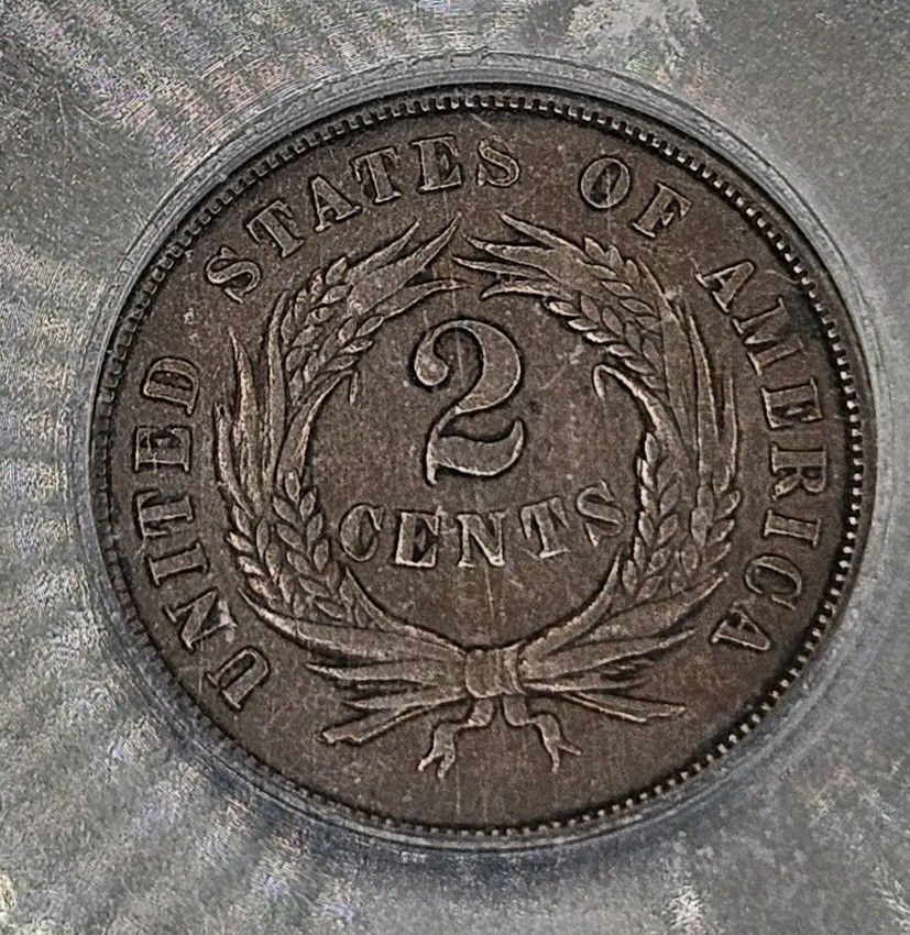 1868 Two Cent Piece | ICG VF30 | eBay