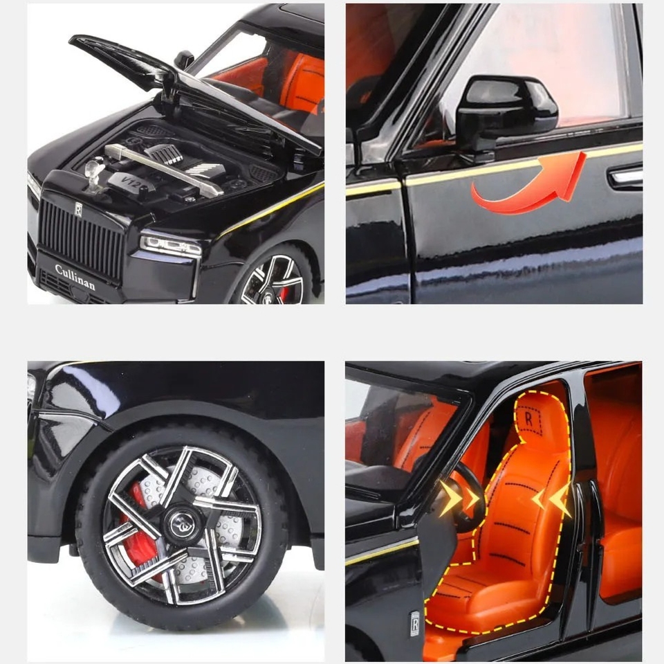 1:24 Rolls Royce Cullinan Alloy Diecast Car Model Vehicle Collection ...