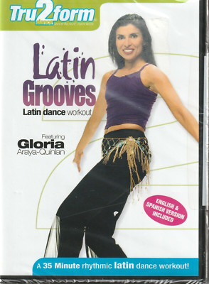 Latin Grooves Dance Workout Gloria Araya-Quinlan English Spanish DVD ...