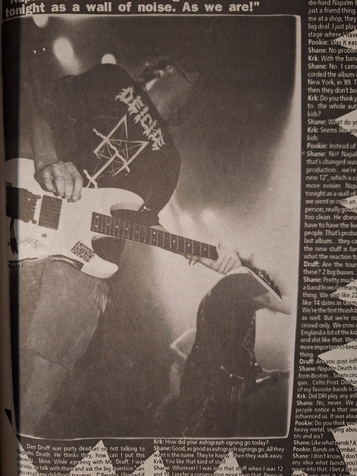 Flipside #72 (1991 fanzine) Dwarves/Godflesh/Napalm Death/Seaweed ...