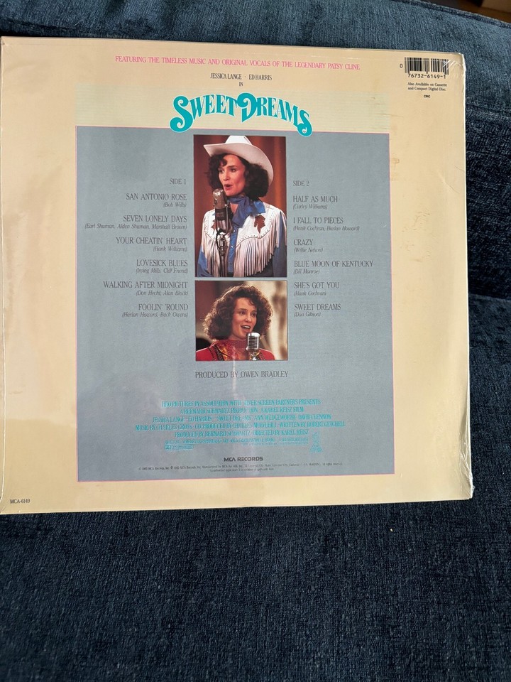 NEW SEALED The life and times of Patsy Cline Sweet Dreams Soundtrack ...