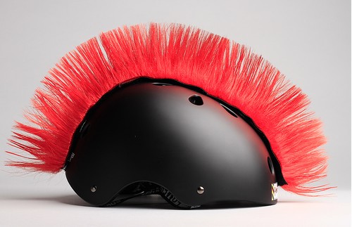 Helmet mohawk - motorcycle skateboard snowboard red blue yellow purple ...