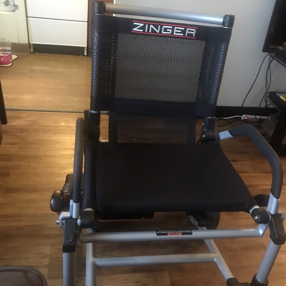 Zinger Folding Portable Power Wheelchair | eBay