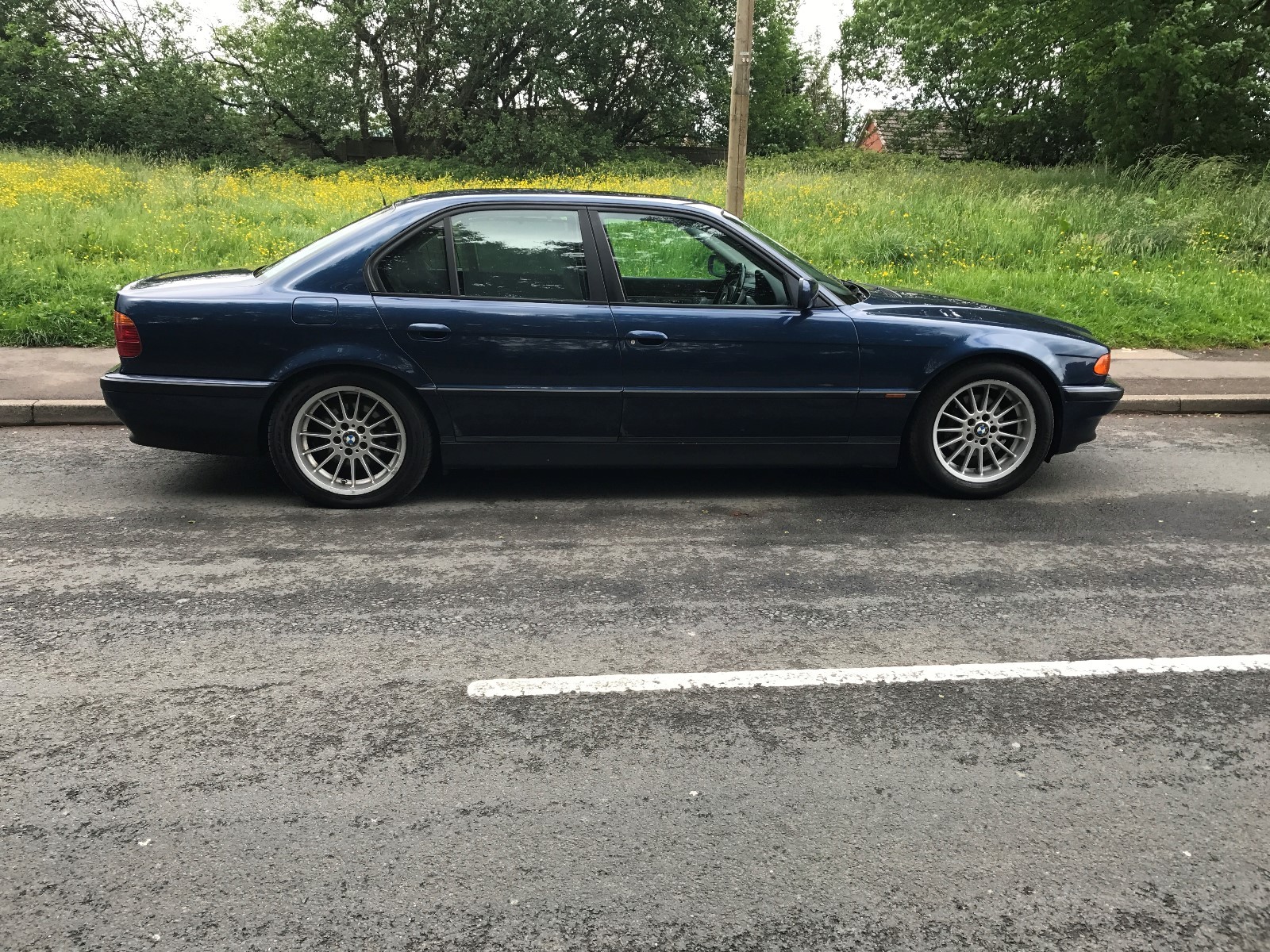 BMW E38 7 SERIES FACELIFT BARE DOOR PANEL IN BIARRITZ BLUE | eBay UK