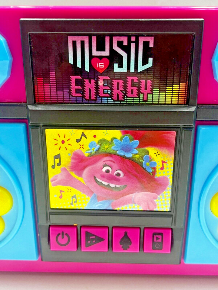 Collectible Dreamworks Trolls World Tour Sing-Along Karaoke Boombox ...