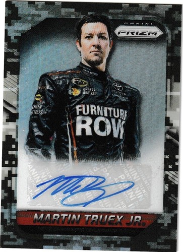 2016 Panini Prizm NASCAR - Driver Signatures Martin Truex Jr. #MT Camo ...