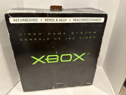 RARE Factory Refurbed Box ORIGINAL Microsoft Xbox Console In Box ...