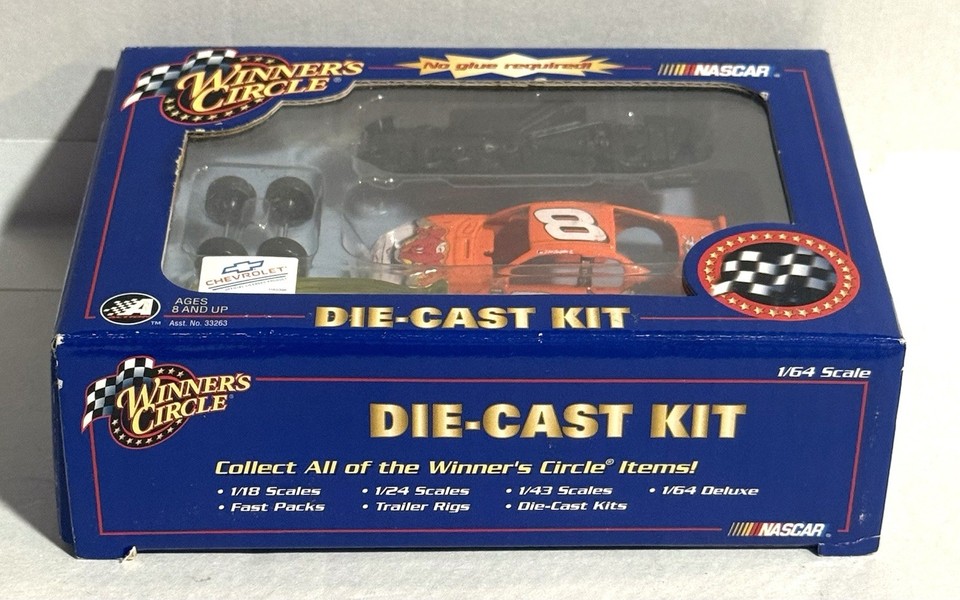 🔥 WINNERS CIRCLE #8 Dale Earnhadt Jr DIE CAST CAR KIT NASCAR 1:64 | eBay