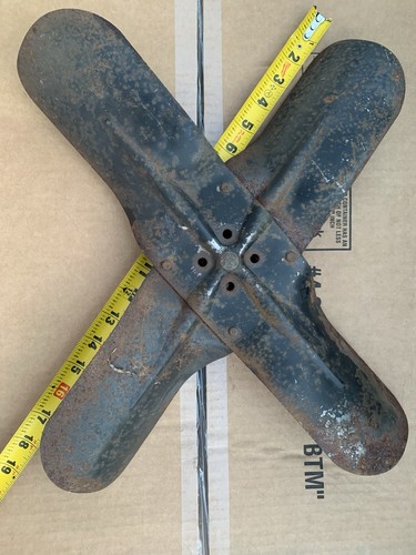 55-68 Chevy 4 blade cooling fan 18 inch fan OEM Camaro Chevelle Nova ...