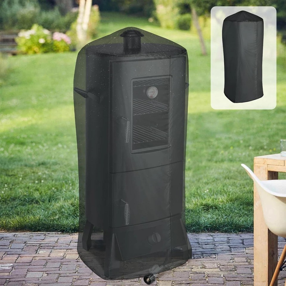 Vertical Propane Smoker W/ Temperature Control Bbq Smoker Grill Outdoor ...