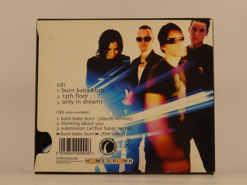 ASH BURN BABY BURN (CD 2) (2xCD) (K99) 6 Track CD Single along with ...