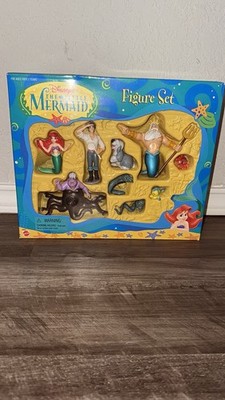 Vintage 1995 Disney The Little Mermaid Figure Set Mattel 65920 Ariel ...