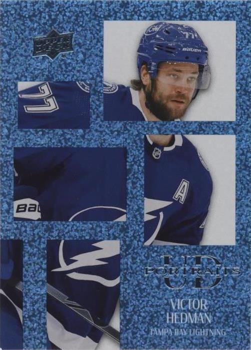 2024-25 Upper Deck Series 1 - Ud Portraits Victor Hedman #P-27 Speckle ...