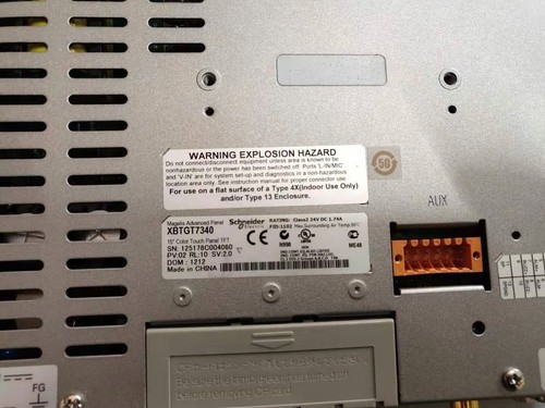 SCHNEIDER Touch panel XBTGT7340 in good condition 3 months warranty ...
