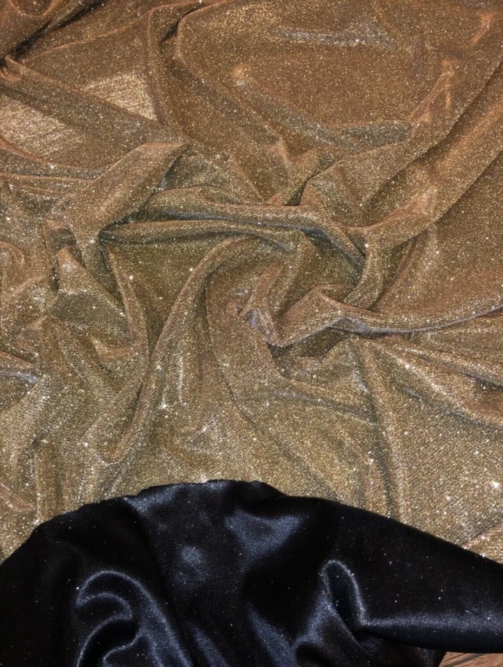 Sparkly Glitter Stretch Moonlight Fabric 58”wide Dress Bridal Costumes ...