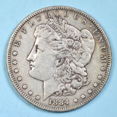 1884 Morgan Dollar ~ XF EXTREMELY FINE ~ 90% Silver $1 US Coin ...