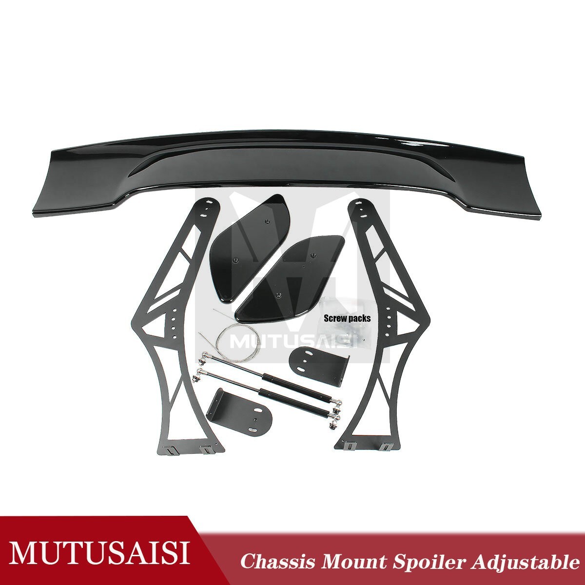 FOR MANY CARS TRUNK CHASSIS MOUNT BACK KIT GT RACING ABS SPOILER WING ...