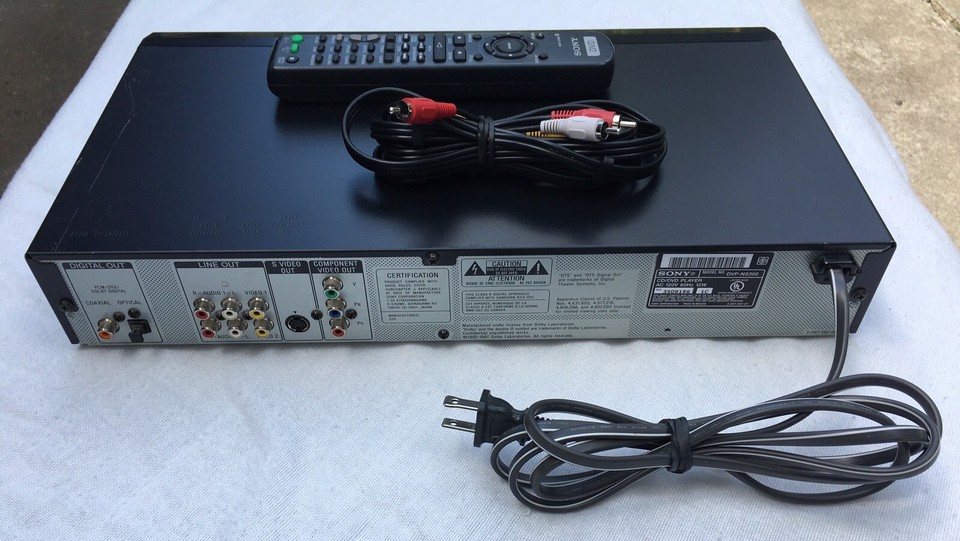 Sony DVP-NS300 DVD Player With Remote A/V Cables TESTED Works Great ...