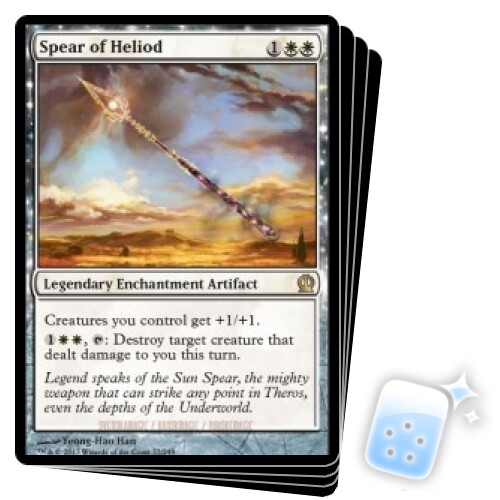 SPEAR OF HELIOD X4 Theros THS Magic MTG MINT CARD | eBay